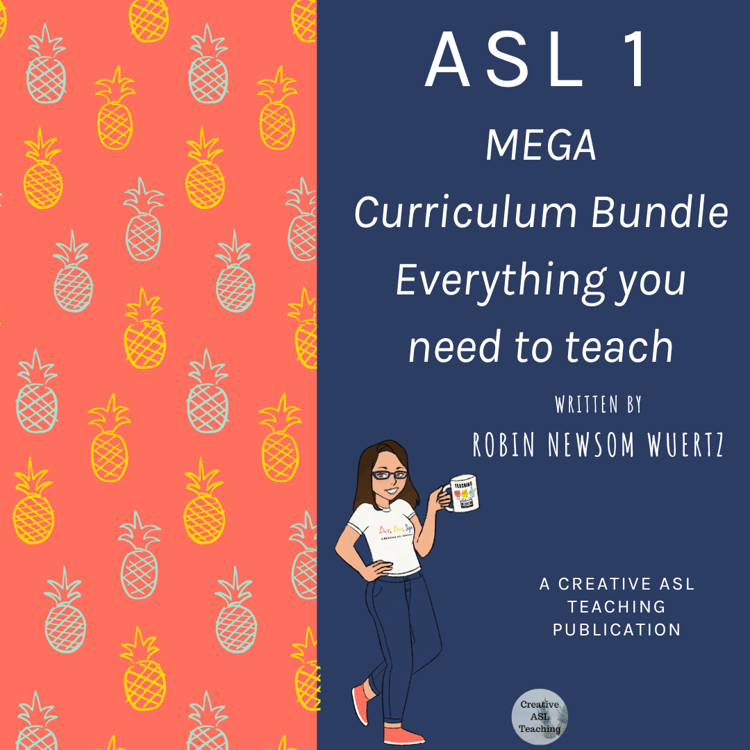 ASL 1 Mega Curriculum Bundle – Creative ASL Teaching